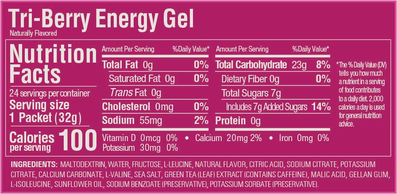 GU Energy Gel Tri-Berry with Caffeine – CapData Cycling